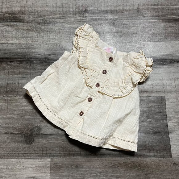 Shabby Chic | Dresses | Shabby Chic Sleeveless Front Button Dress Baby ...